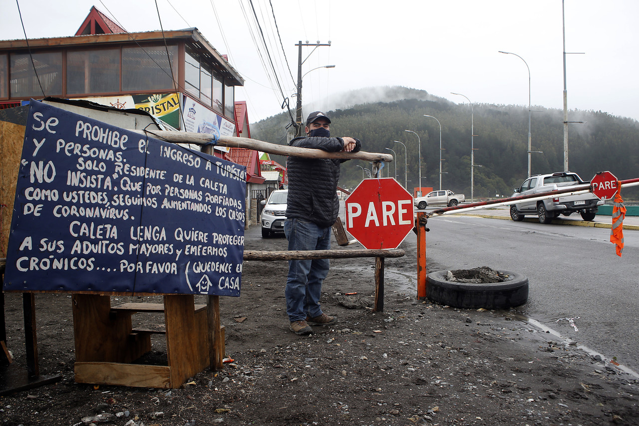 Así enfrenta caleta Lenga la llegada de visitantes durante la pandemia