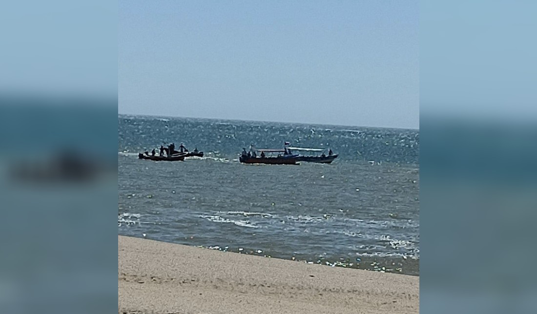 Sigue la búsqueda de familia arrastrada por el mar en playa de Pingueral