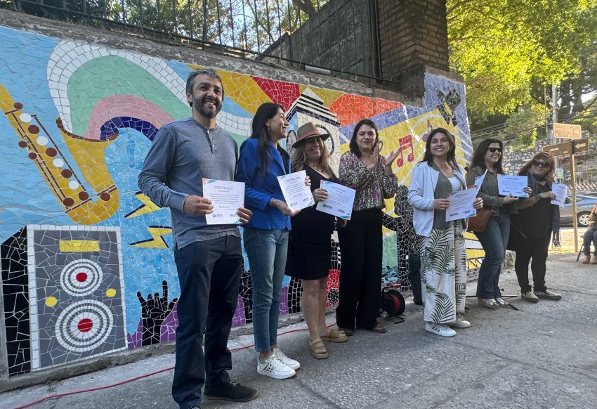 Concepción Ciudad Creativa de la Música: conmemoran reconocimiento con un mural participativo