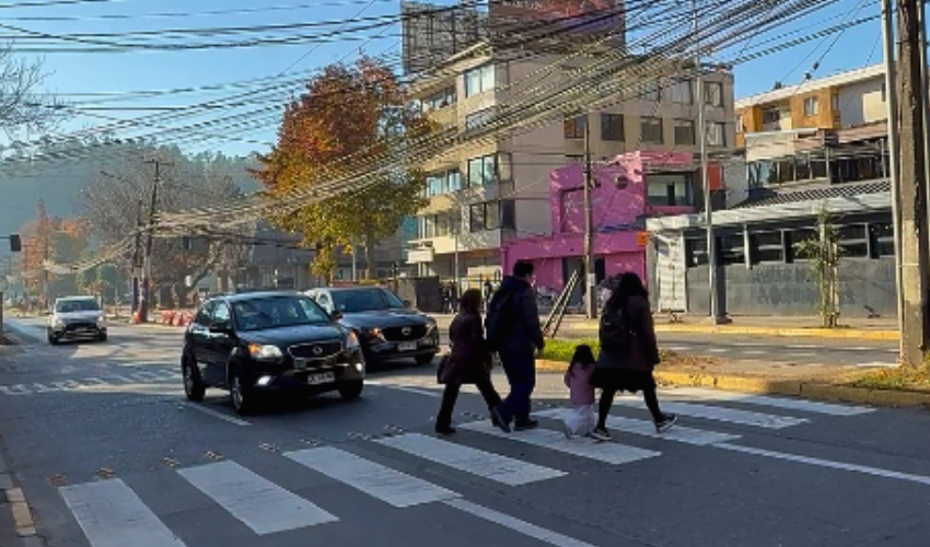 Concepción: habilitan circulación en avenida Chacabuco junto a Plaza Perú